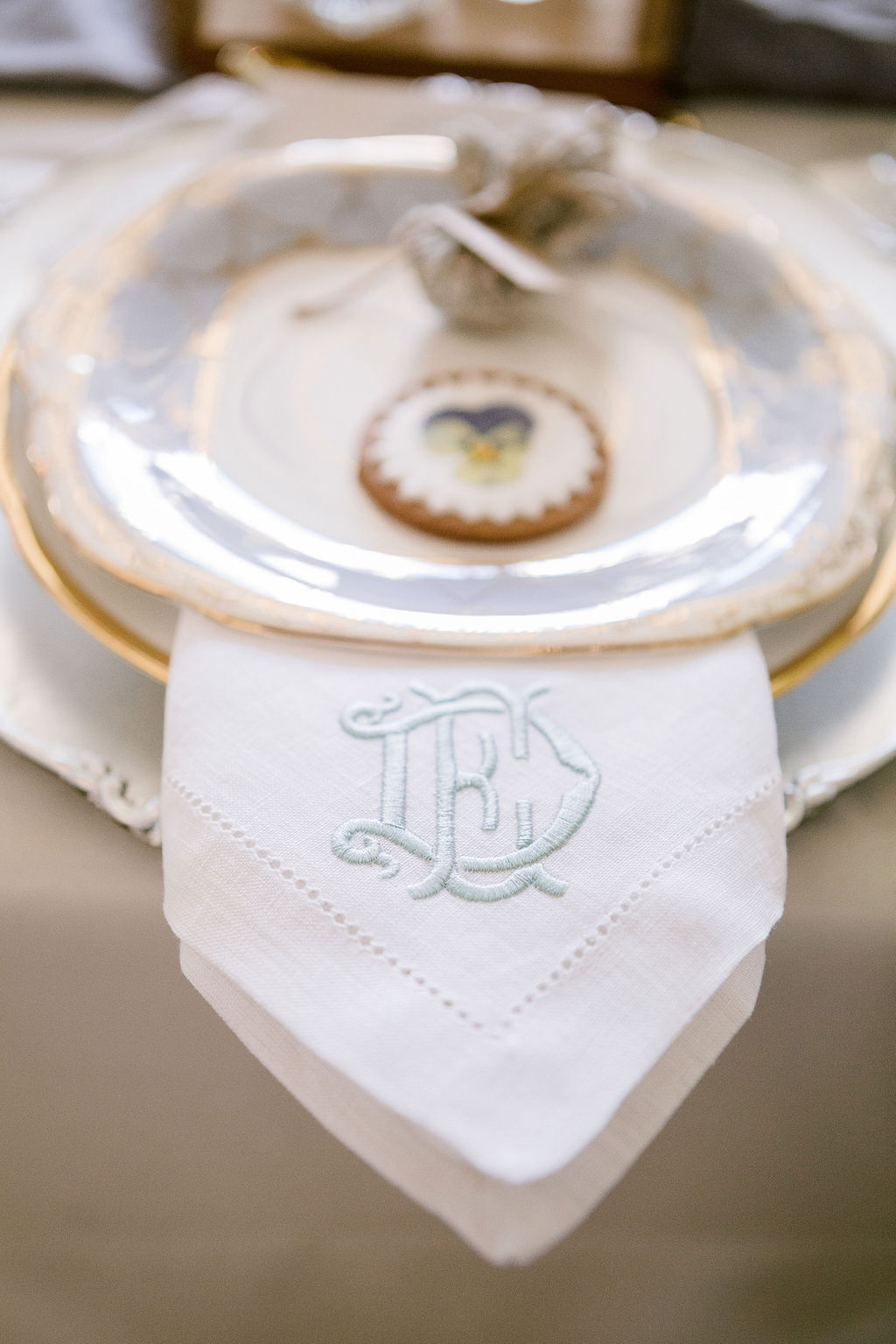 Monogram Napkin Linen | The Embroidered Napkin Company
