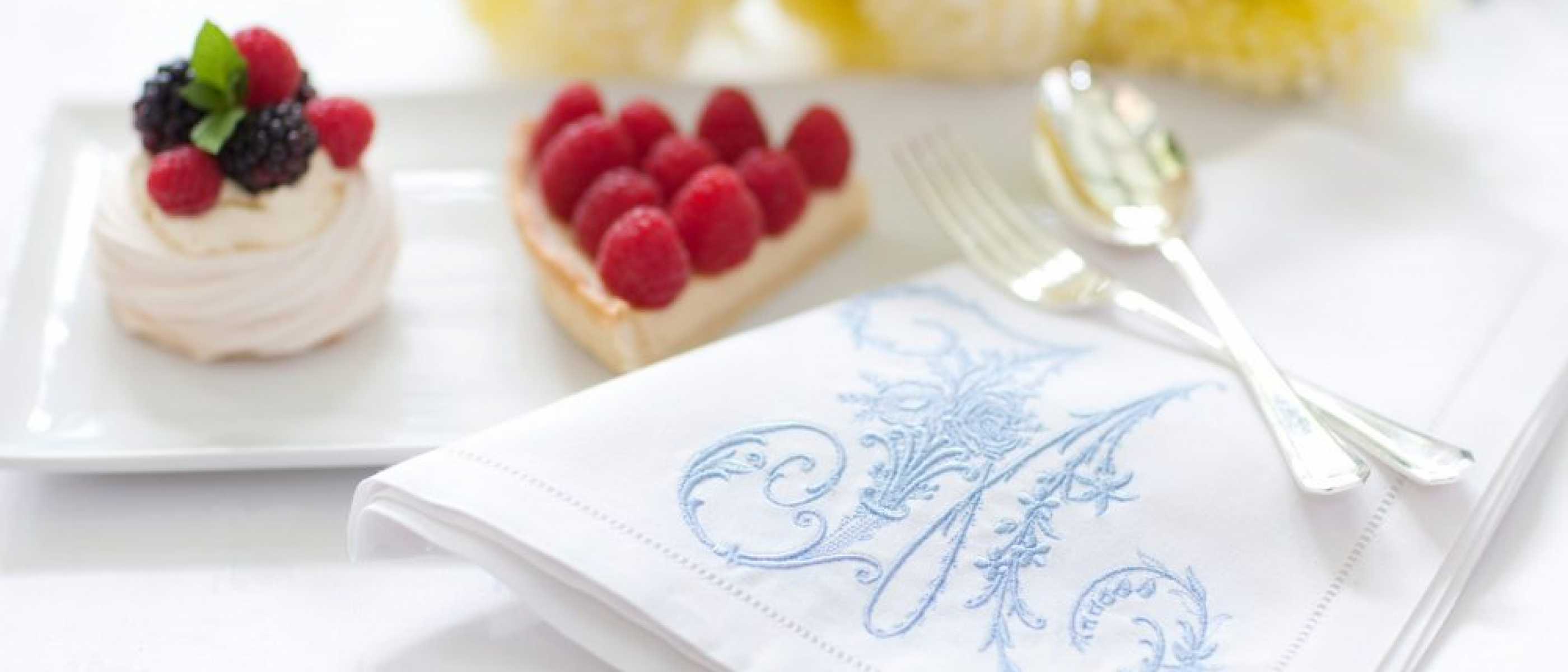 The Embroidered Napkin Company - Custom Embroidered Napkins