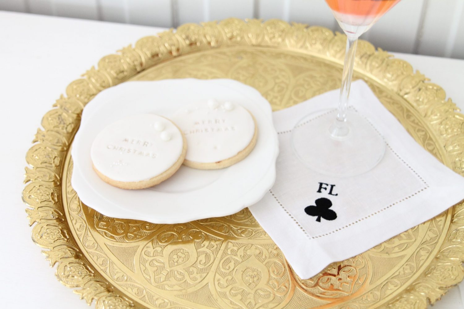 Playing Card Cocktail Napkins | The Embroidered Napkin Company