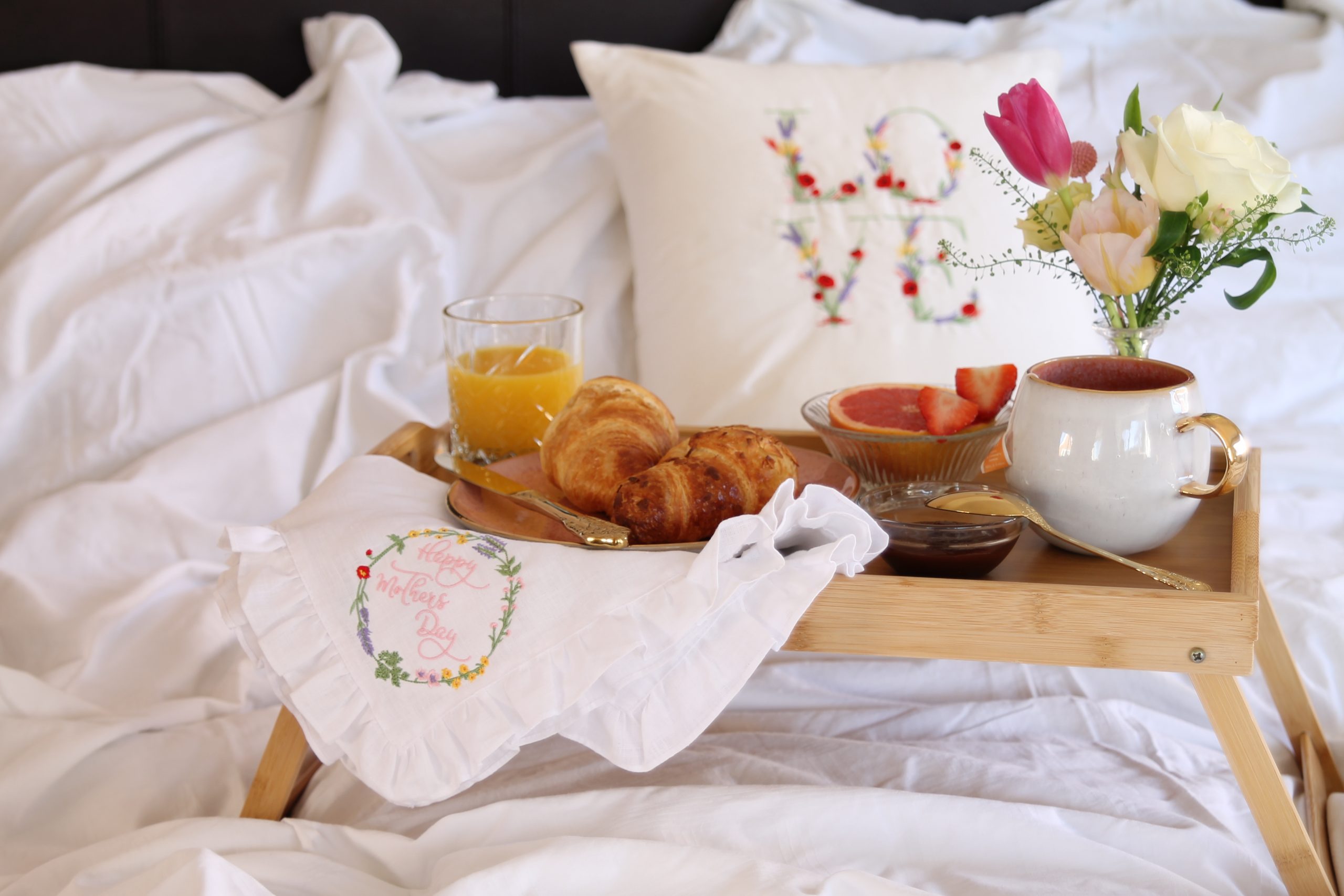 Mothers Day Ideas; Personalised Gifts For Mothers Day Breakfast in Bed
