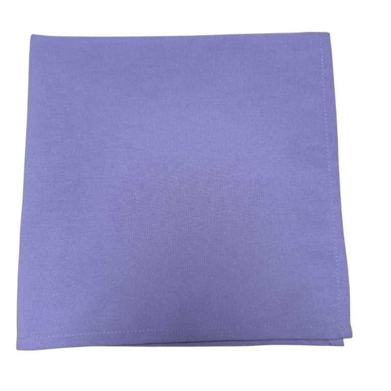 Cotton Feel violet napkin | Embroidered Napkin Co